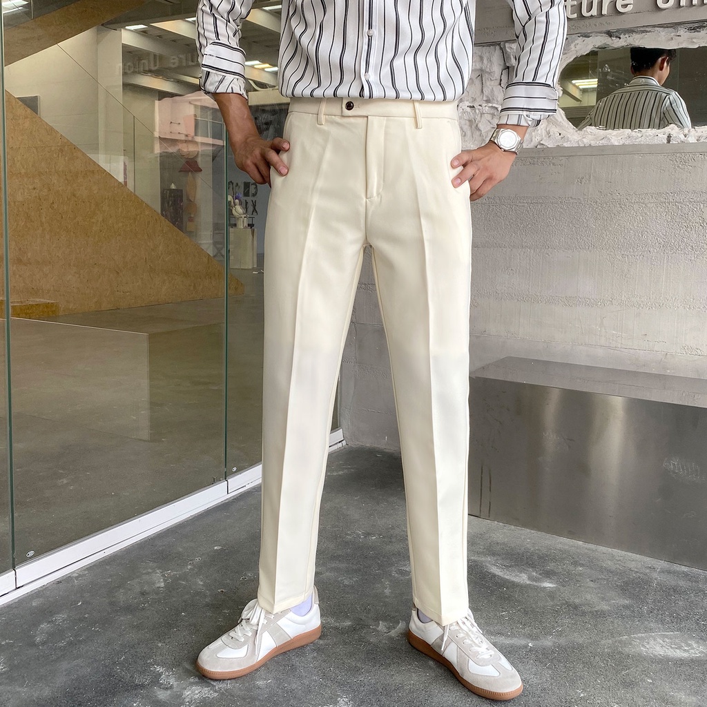 Meason slack pants men High Rise Non-iron Fabric 5 Colors Size 28-36 ...