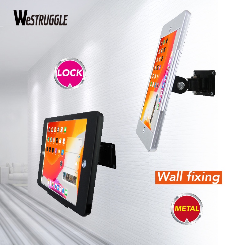 Tablet Wall Mount Bracket with fold for iPad 10.2-Inch (9th,8th,7th Gen ...