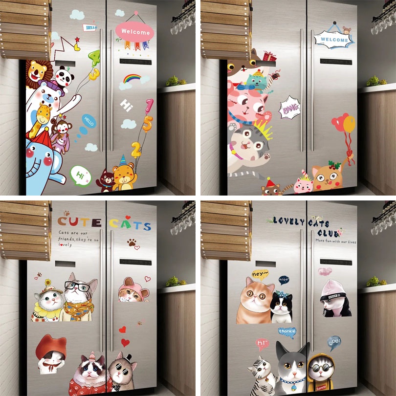 [wuxiang] Refrigerator Stickers ins Decorative Small Patterns Anime ...