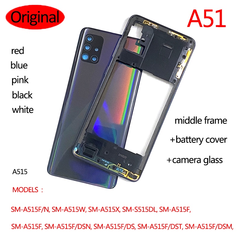 Original A51 For Samsung Galaxy A51 2020 A515F Battery Case Housing ...