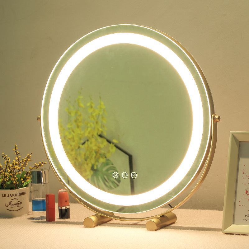 LED vanity mirror With lamp vanity mirror Desktop vanity mirror Three ...