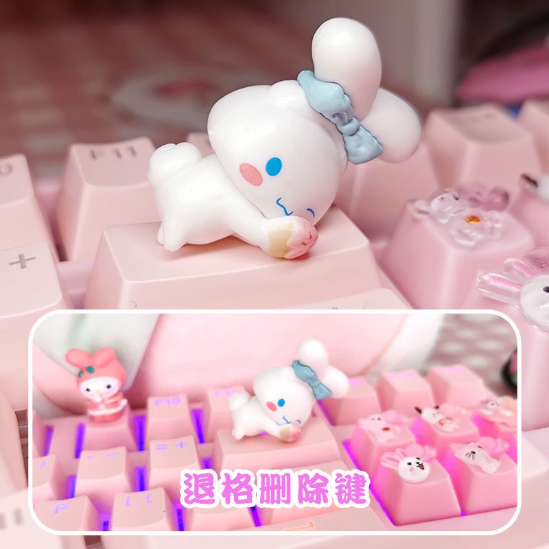 Sanrio Character Mechanical Keycap Cross-aixs Shaft For Mechanical ...
