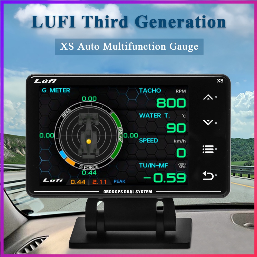 Lufi XS OBD OBD2 Digital METER THIRD LUFI Original Meter Gauge | Shopee ...
