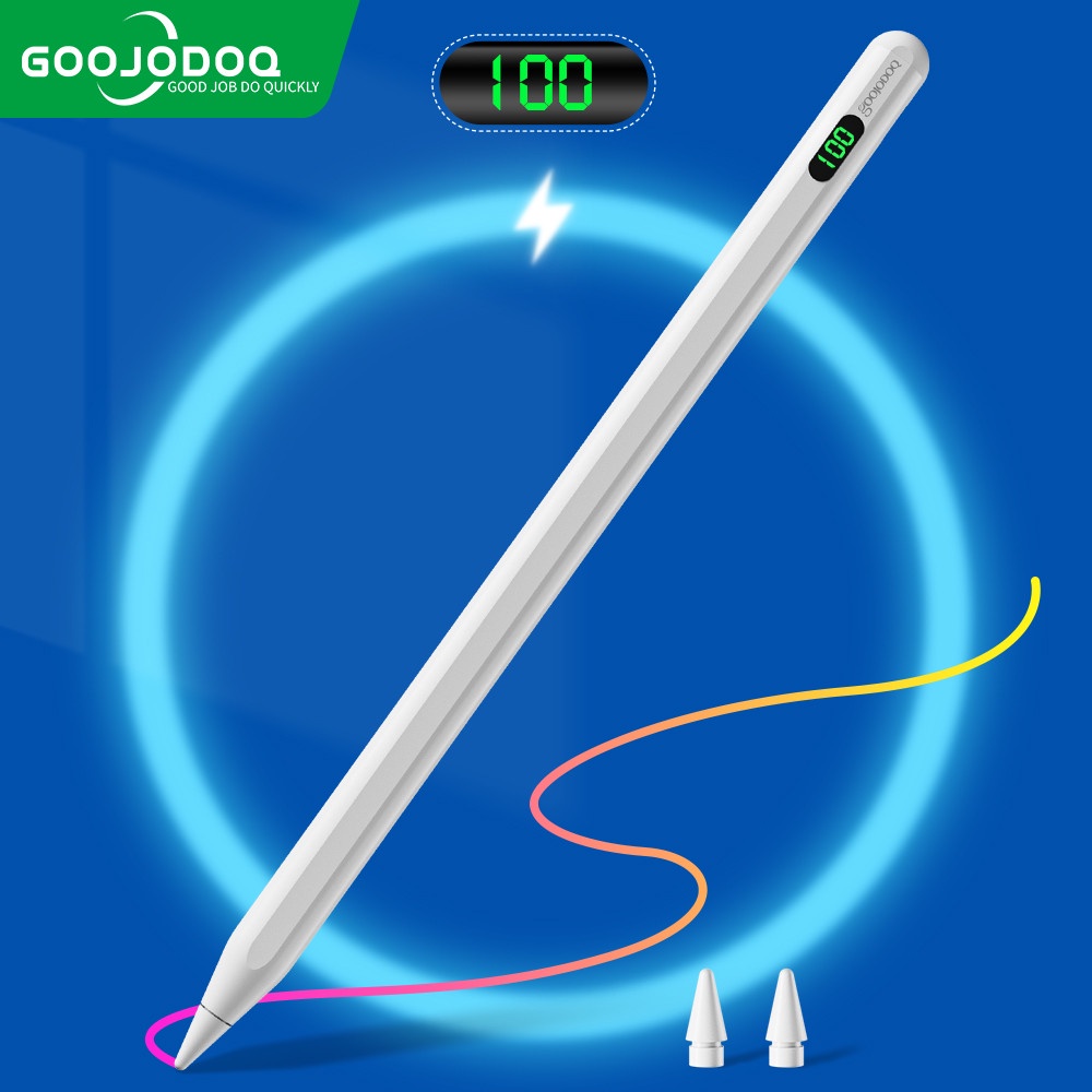 Goojodoq for ipad Pencil 2 1 iPad stylus Pen with Digital Power Display ...