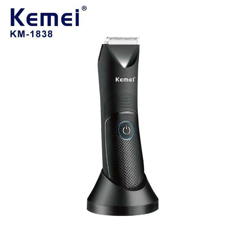 Kemei KM-1838 Usb Base Washable Men Body Shaver Groin Beard Trimmer Haircutting Multifunction ...