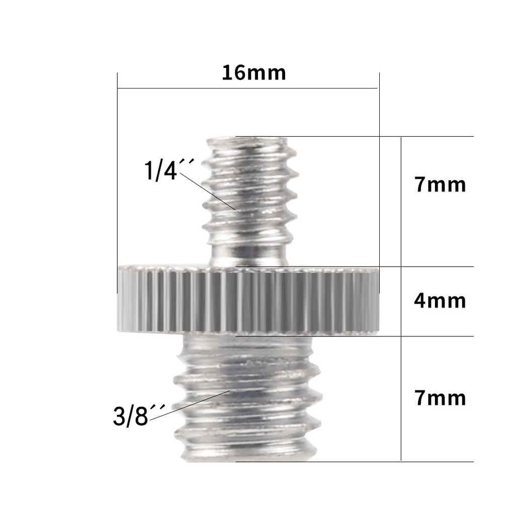 XT-XINTE 1/4 3/8 Male to Female Thread Screw Mount Adapter Tripod Plate ...