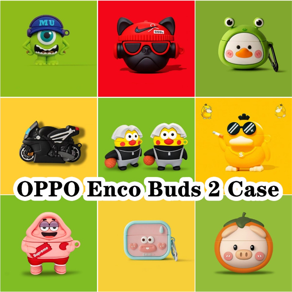 READY STOCK! Cartoon series for OPPO Enco Buds 2 Soft Earphone Case ...