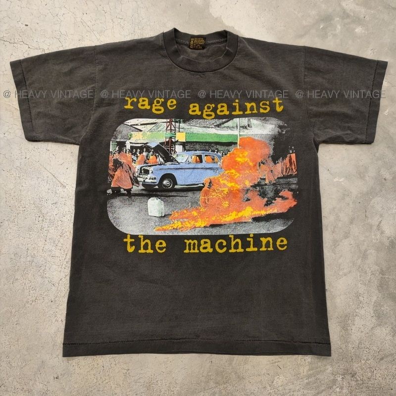 RAGE AGAINST THE MACHINE Usa Label Bleach Bio vintage shirt Tour With ...