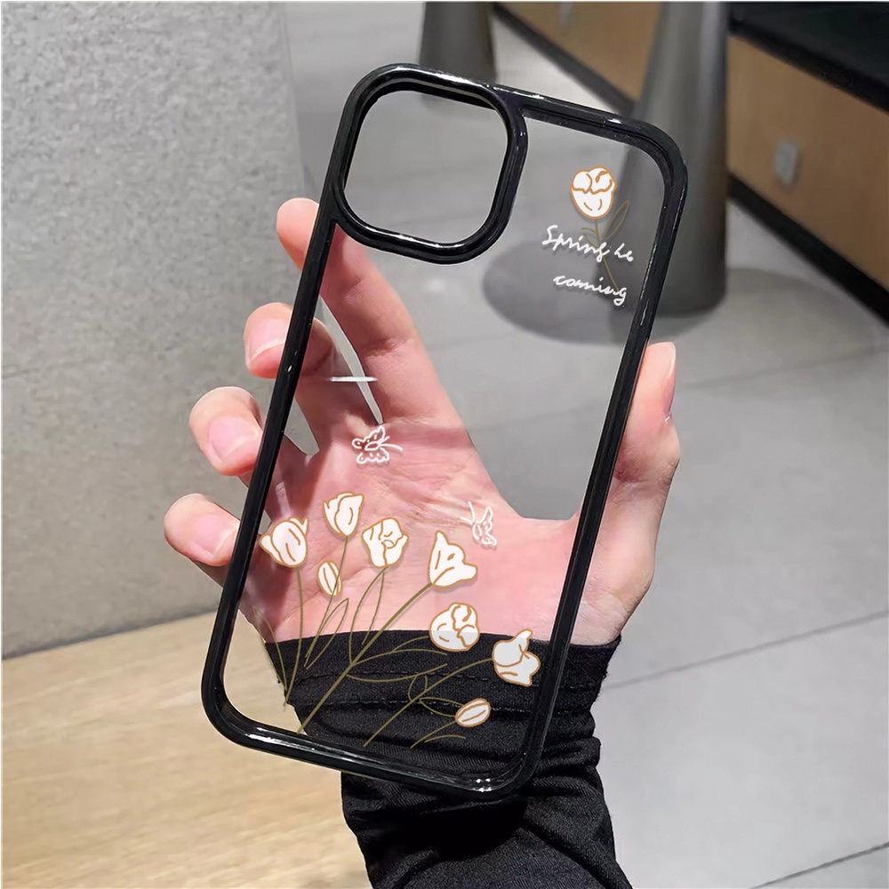 Acrylic transparent hard case for iphone 14promax 11 13 12 7Plus 8 X XS ...