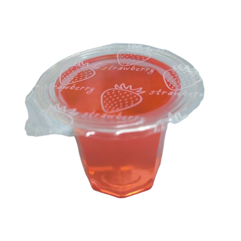 jelly Strawberry Flavor Each Cup Is Designed For Pets Less Sweet ...