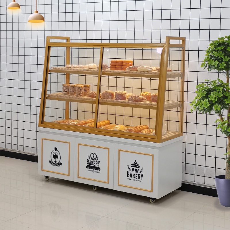 Bread cabinet display cabinet bakery cake island cabinet commercial ...