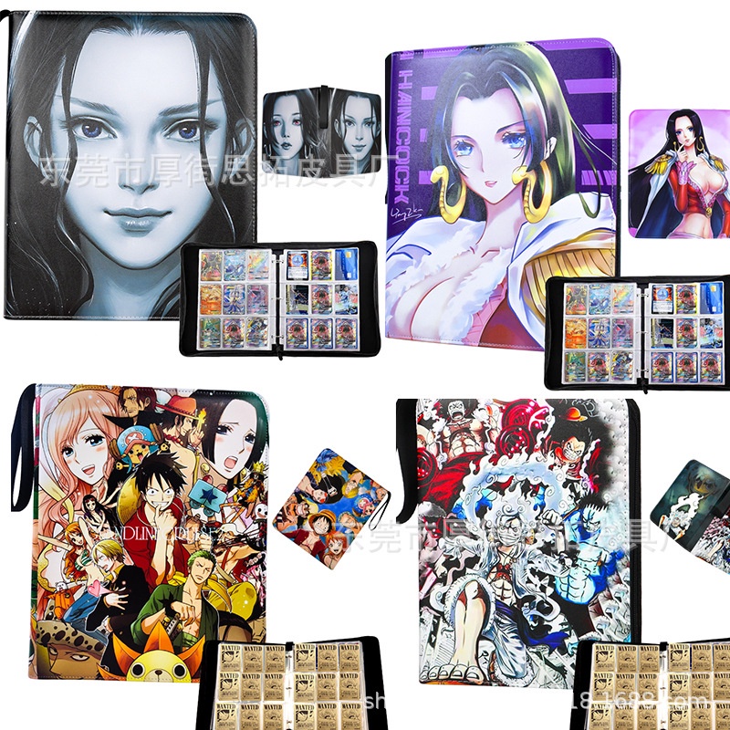 Discount One Piece Card Book 9 Grid Anime Card Empress Storage Book ...