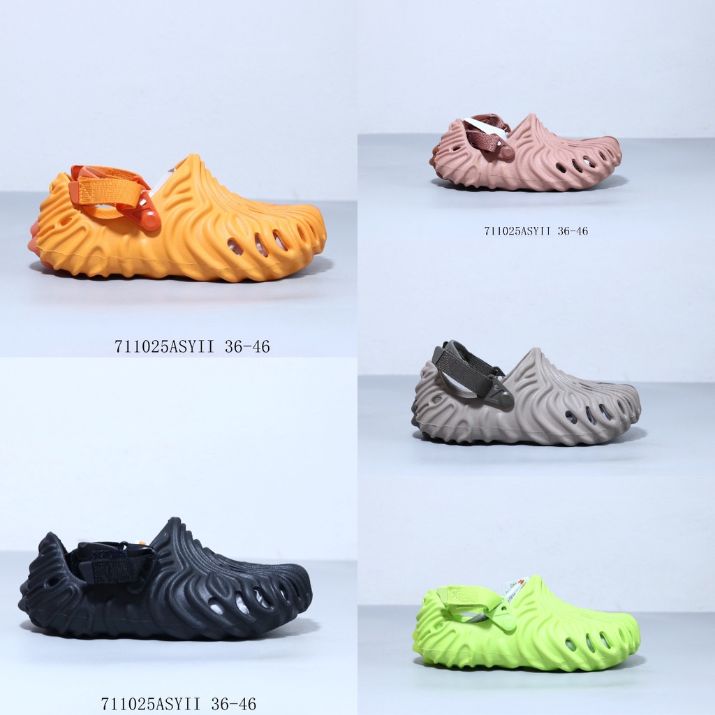 Authentic Salehe Bembury x Crocs Pollex Clog"Peach" Fingerprint Spine ...