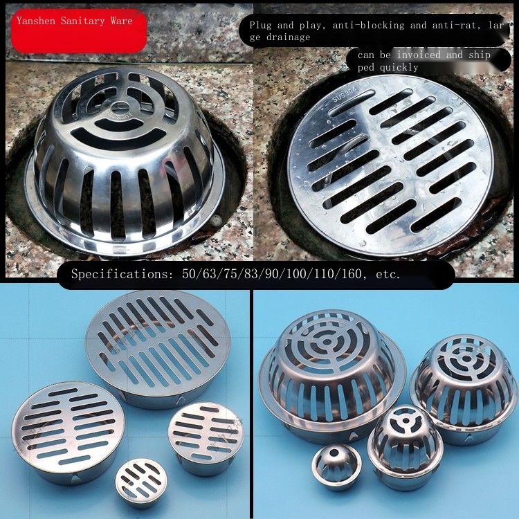 Longkang Lantai Penutup keluli tahan karat 304 pvc paip balkoni ...