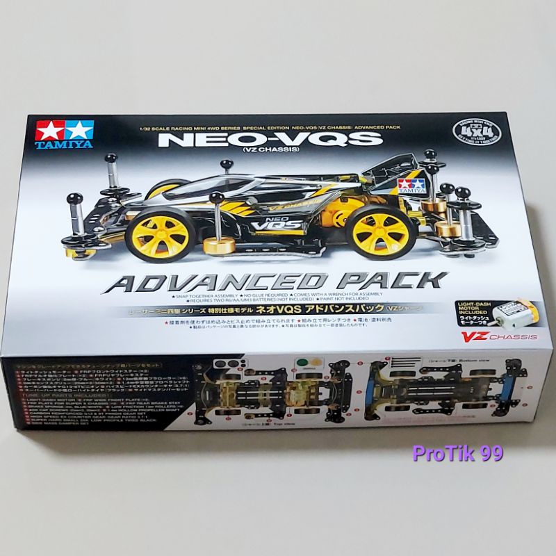 % Original Tamiya Car 95598 NEO-VQS Advanced Pack (VZ Chassis) | Shopee ...