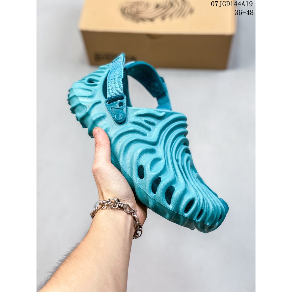 Authentic Salehe Bembury x Crocs Pollex Clog"Peach" Fingerprint Spine ...