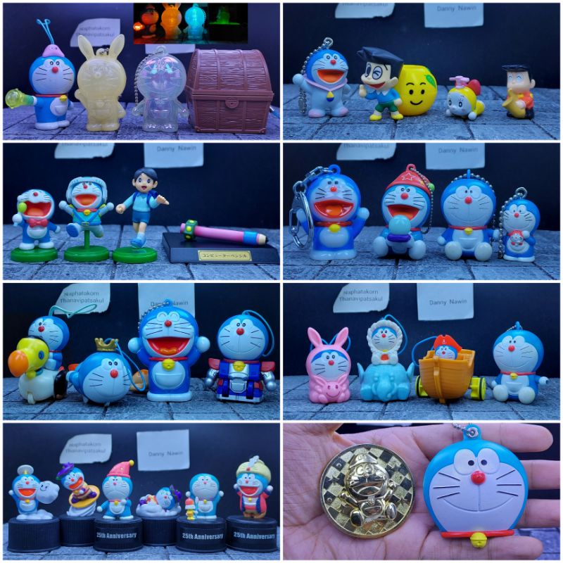 Doraemon figure model gachapon Gashapon Keychain | Shopee Malaysia