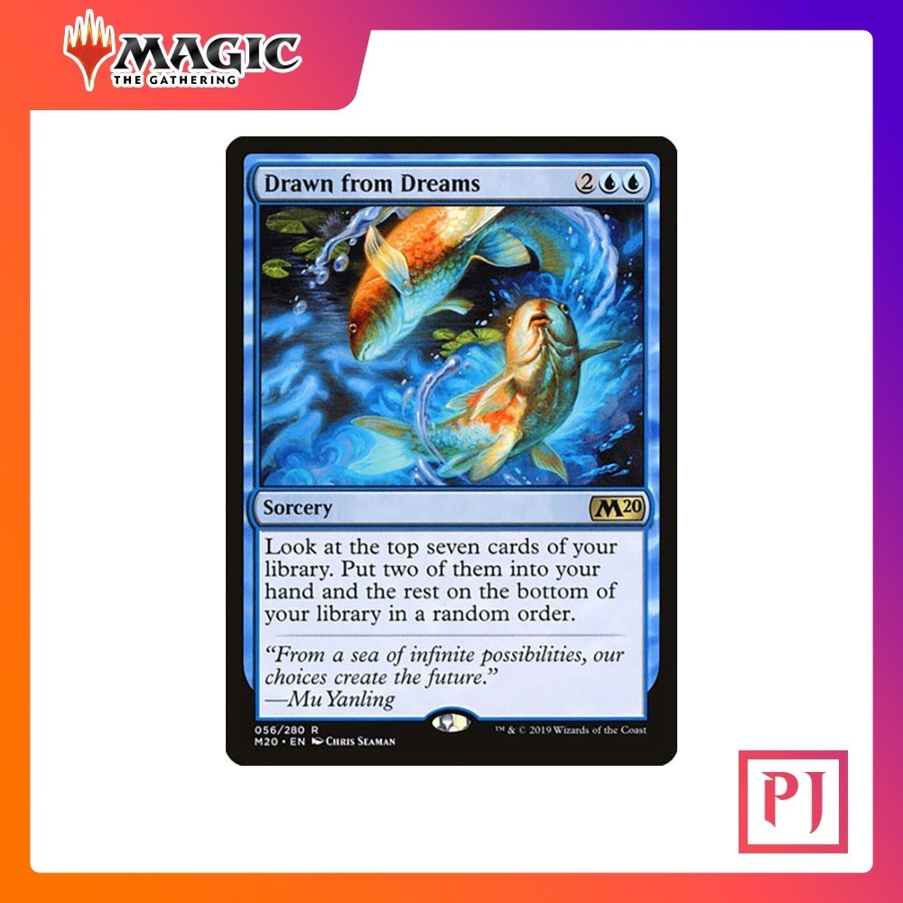 [MTG] Drawn from Dreams [M20] [BLUE] [RARE] [NORMAL] [ENG] (Magic Card ...