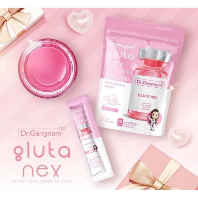 Dr. Gangnam Glutathione nex Gluta Contains 15 Sachets. | Shopee Malaysia
