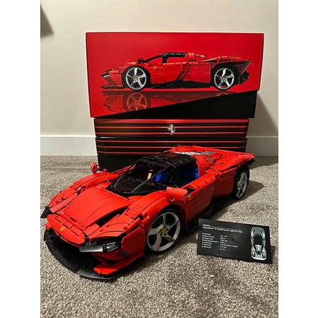Ferrari SP3 Sports Car Building Block Model Mechanical Group Car Racing ...