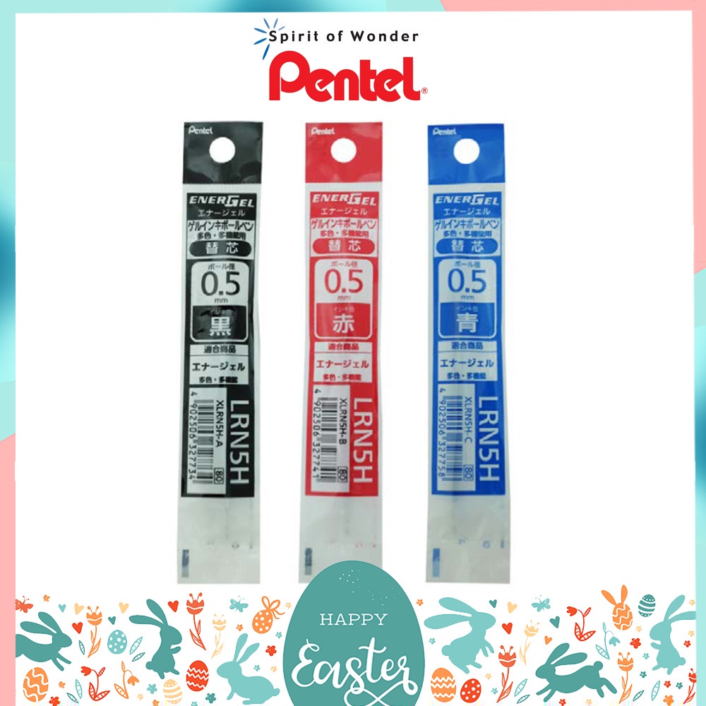 Pentel Energel Multi Function 3 System Gel Pen Refill (3in1) Model XLRN5H Size 0.5 MM | Shopee ...