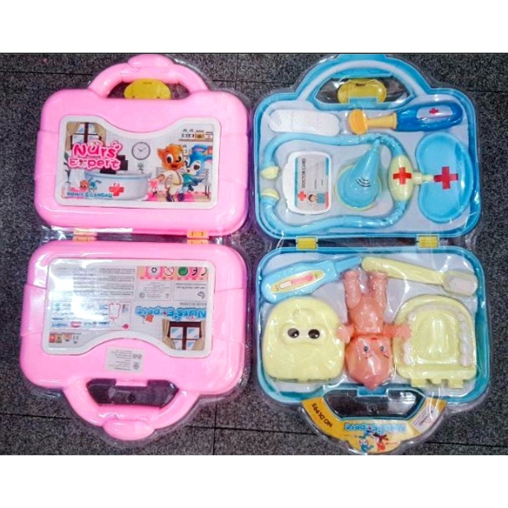 Hot Toys Doctor Sets Nurse Dentist Set Bag Comes With A DL995 | Shopee ...