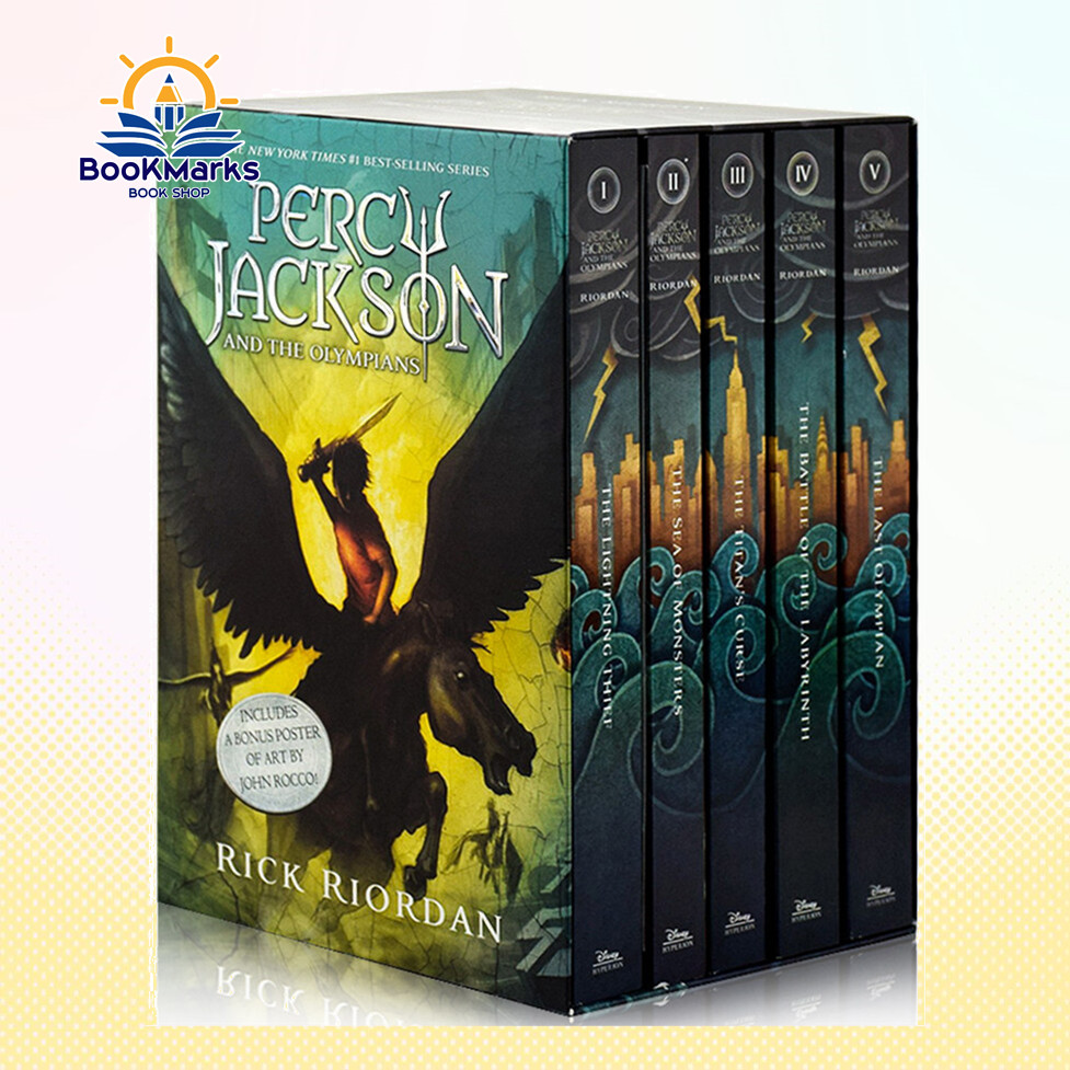 BOX SET PERCY JACKSON AND THE OLYMPIANS (PERCY JACKSON) Author: Rick ...