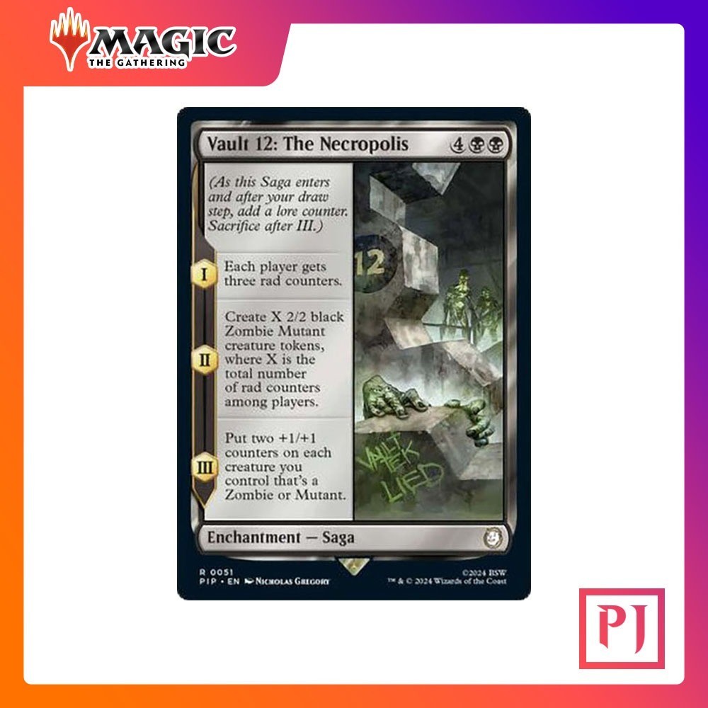 [MTG] Vault 12: the Necropolis-Fallout Commander [PIP] [BLACK] [RARE ...
