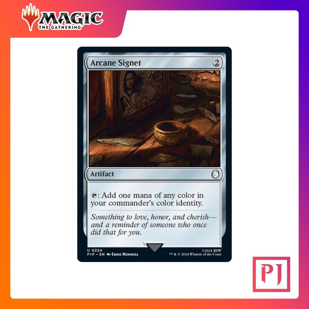 [MTG] Arcane Signet-Fallout Commander [PIP] [ARTIFACT] [UNCOM] [NORMAL ...