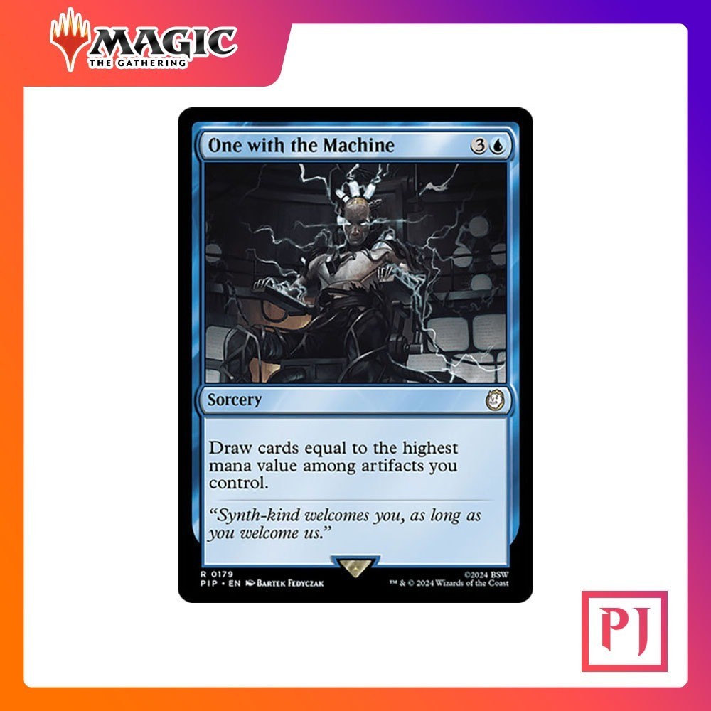 [MTG] One with the Machine-Fallout Commander [PIP] [BLUE] [RARE ...