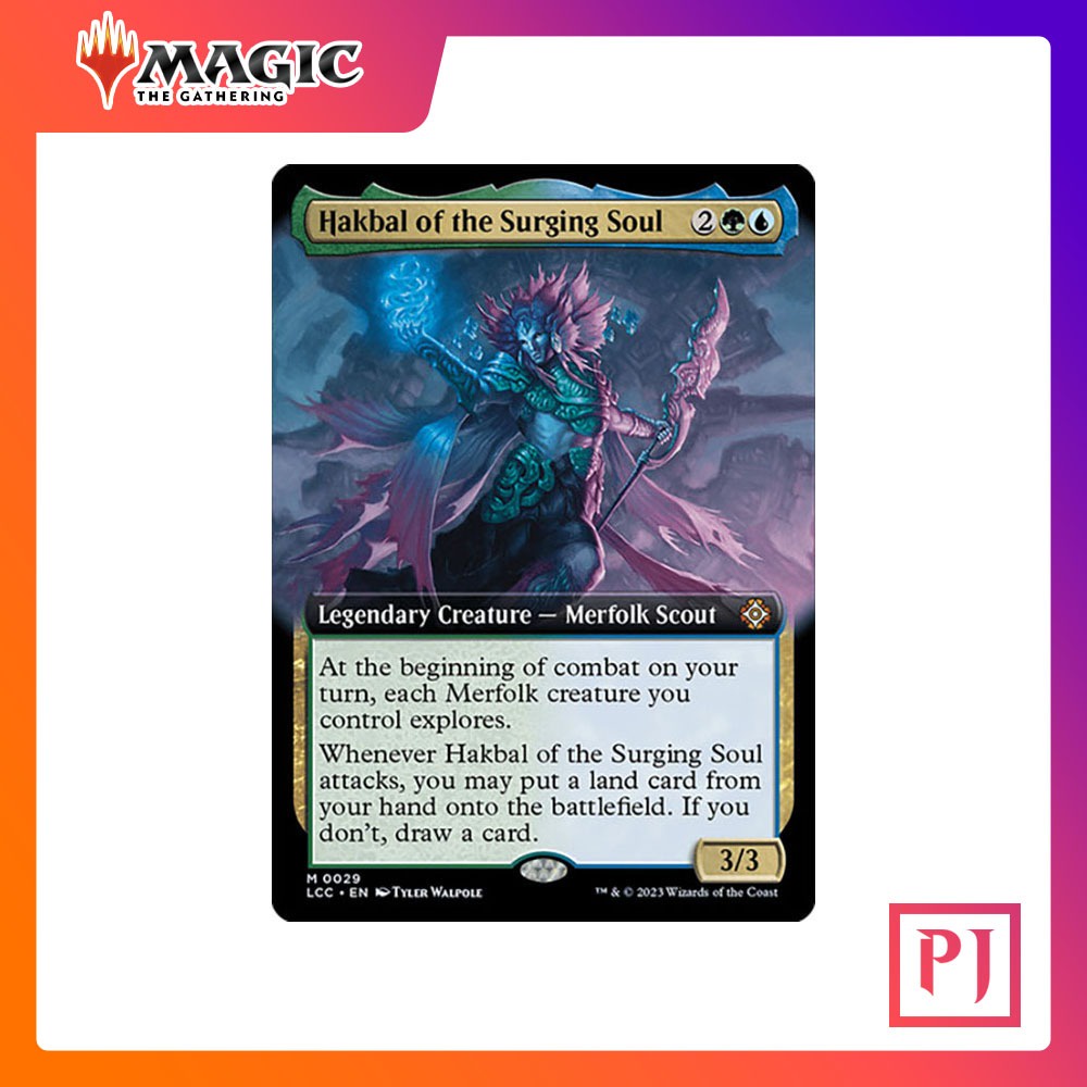 [MTG] Hakbal of the Surging Soul (Extended Art) [LCC] [MULTI] [MYTHIC ...