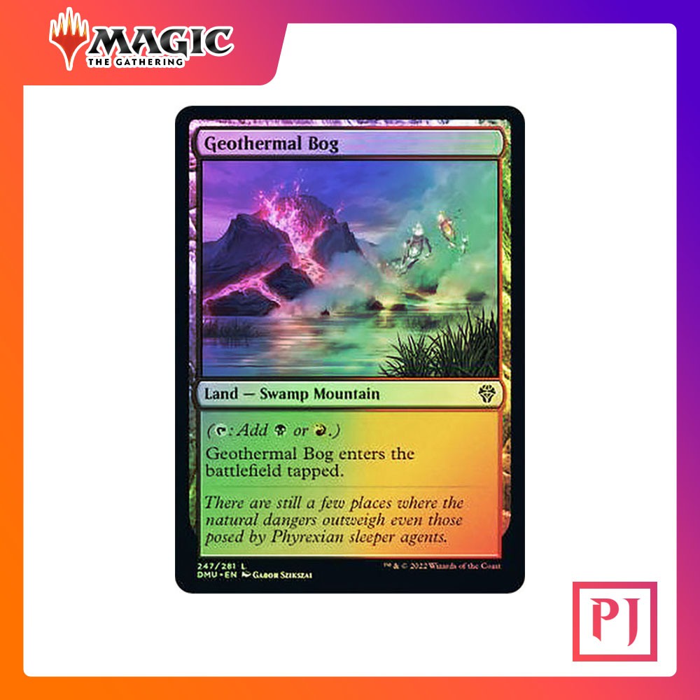 [MTG] Geothermal Bog [DMU] [LAND] [COMMON] [FOIL] [ENG] (Magic Card ...