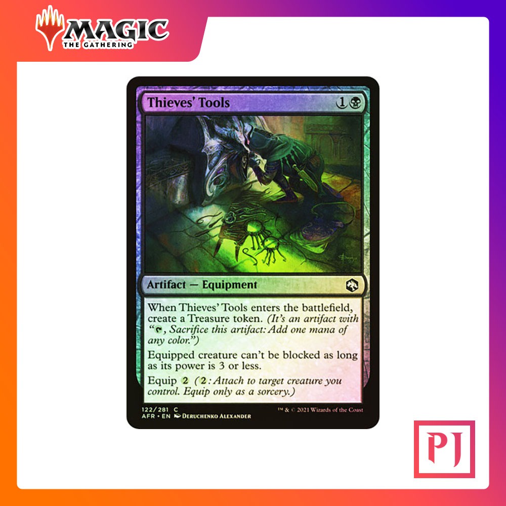 [MTG] Thieves' Tools [AFR] [BLACK] [COMMON] [FOIL] [ENG] (Magic Card ...