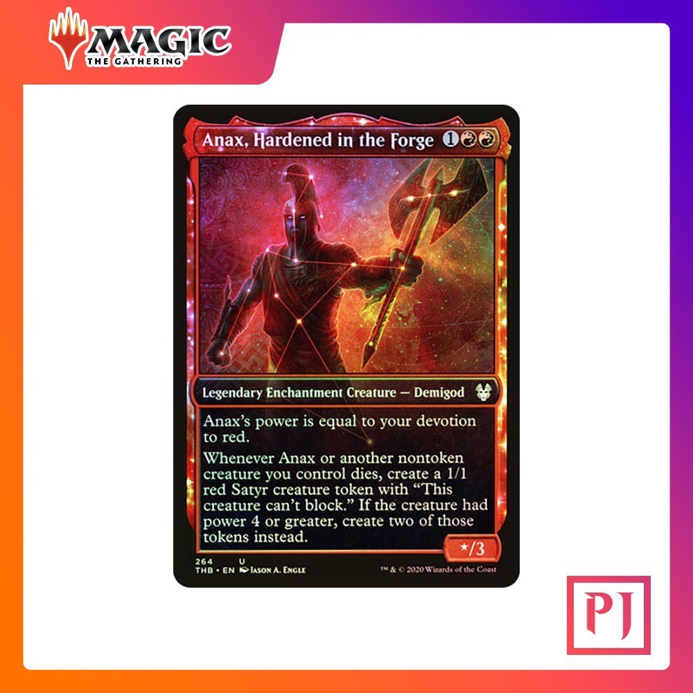 [MTG] Anax Hardened in the Forge (Showcase) [THB] [RED] [UNCOM] [FOIL ...