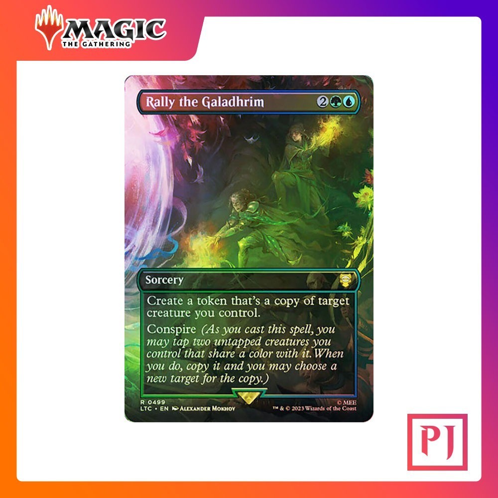 [MTG] Rally the Galadhrim (Borderless) [LTC] [MULTI] [RARE] [FOIL] [ENG ...