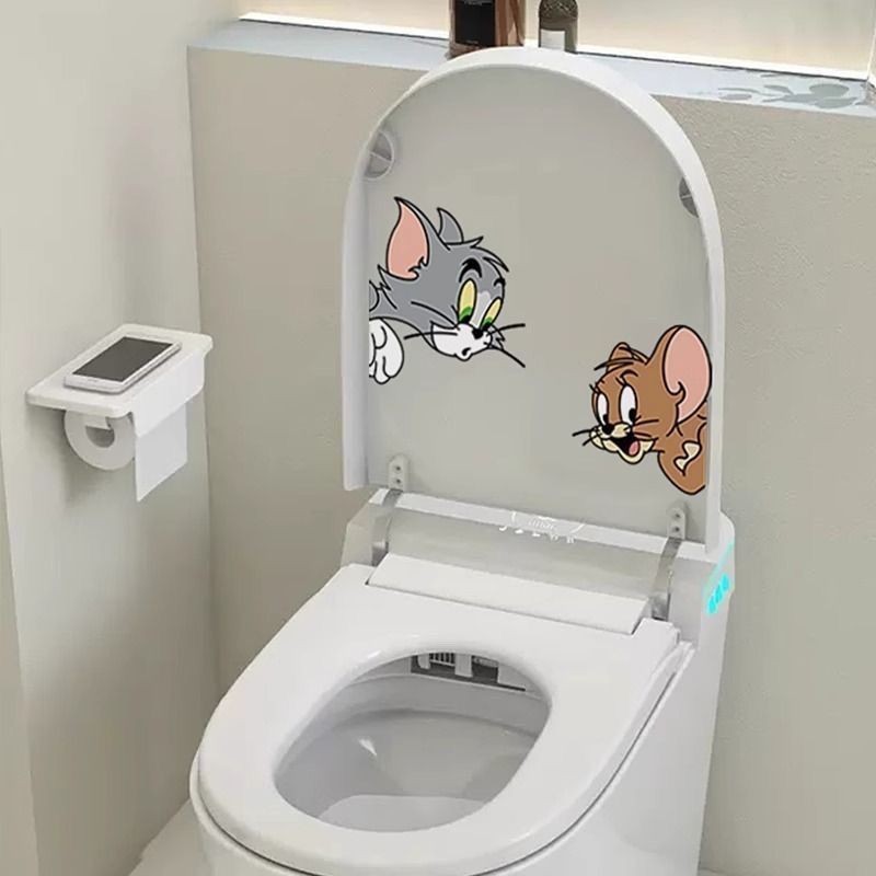 Kartun Tom & Jerry pelekat ahli tandas pengubahsuaian kalis air tandas ...