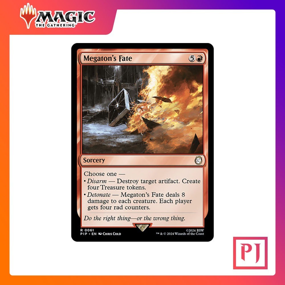 [MTG] Megaton's Fate-Fallout Commander [PIP] [RED] [RARE] [NORMAL] [ENG ...