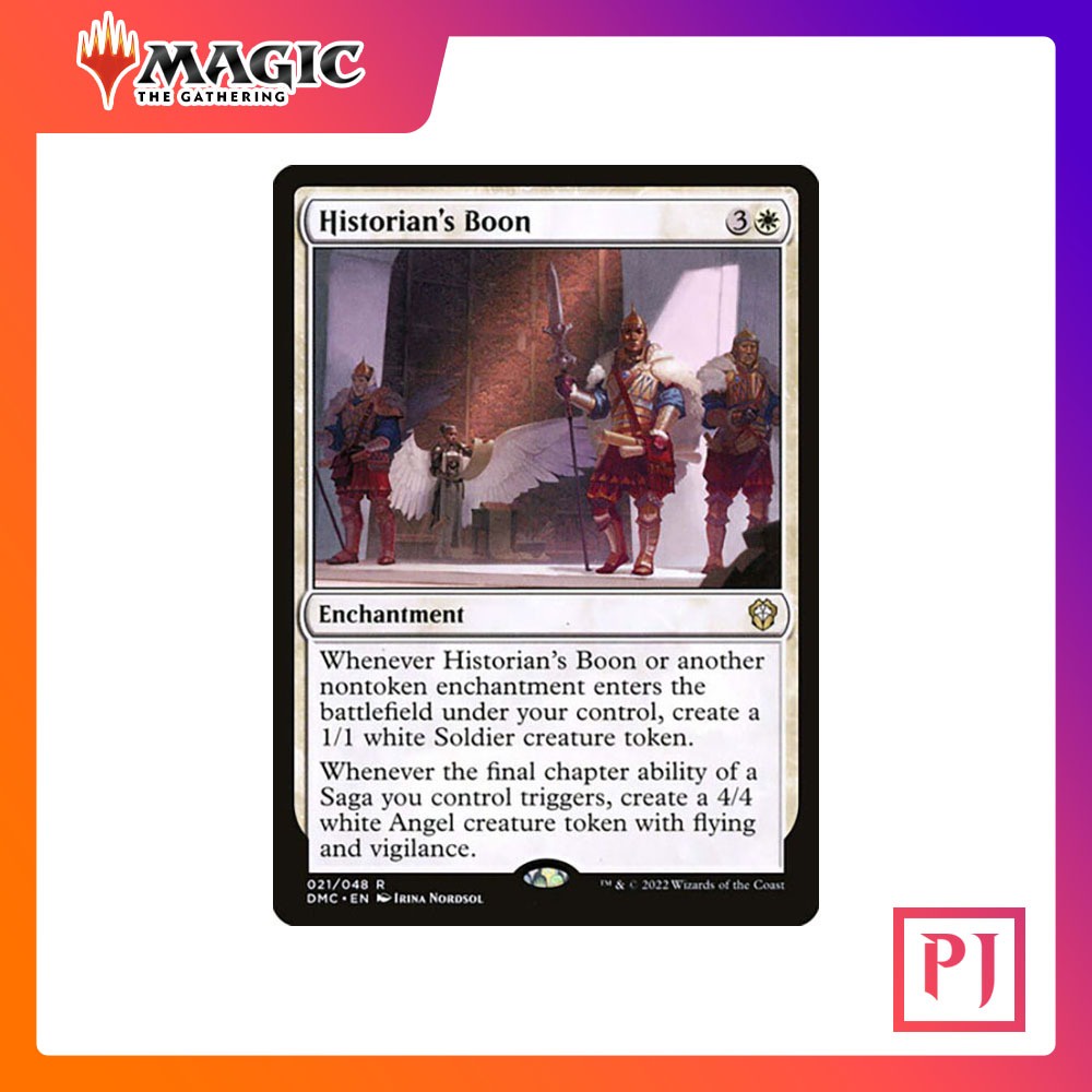 [MTG] Historian's Boon [DMC] [WHITE] [RARE] [NORMAL] [ENG] (Magic Card ...