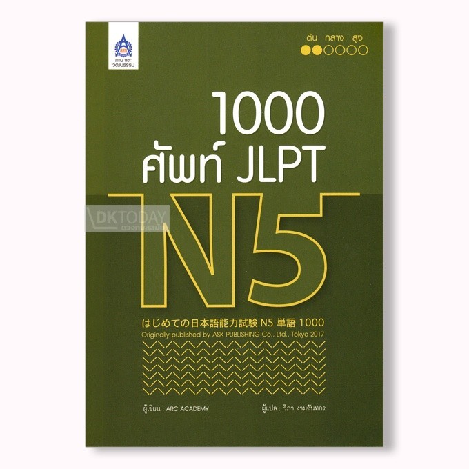 DKTODAY A Book 1 000 Vocabulary JLPT N5 | Shopee Malaysia