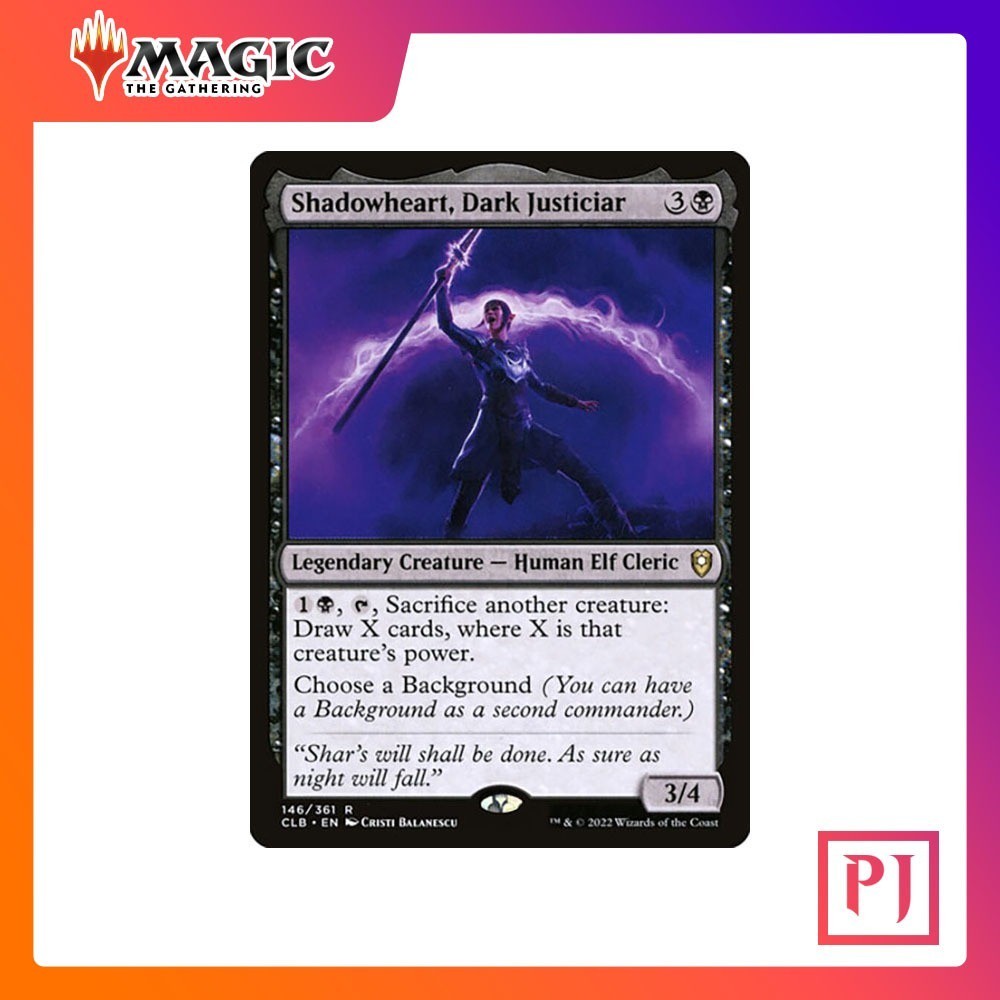 [MTG] Shadowheart Dark Justiciar [CLB] [BLACK] [RARE] [NORMAL] [ENG ...