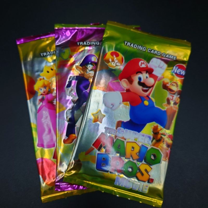 Super Mario Bros Cards Each Pack! In 1 Pack Contains About 5-10 The ...