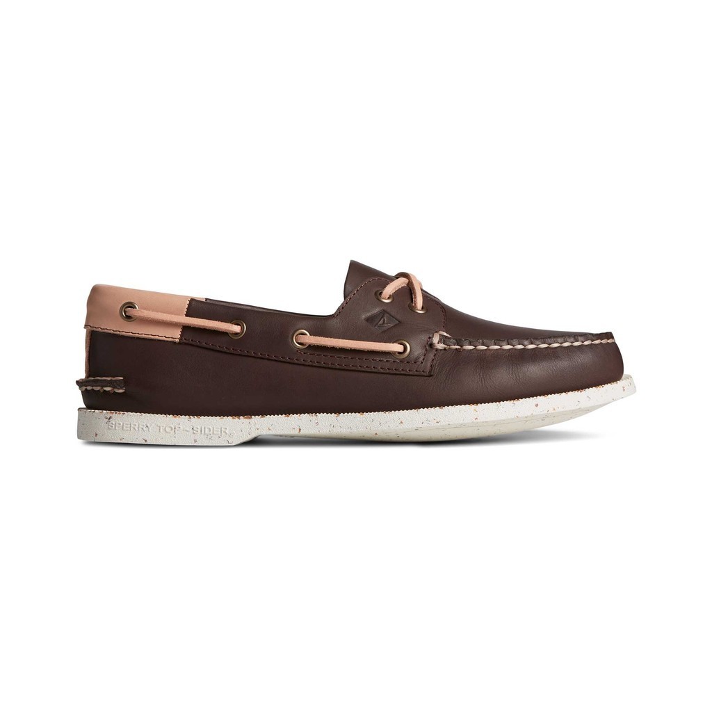 Sperry Model A/O 2-Eye Veg Re-Tan Men's Leather Casual Shoes Java Color ...