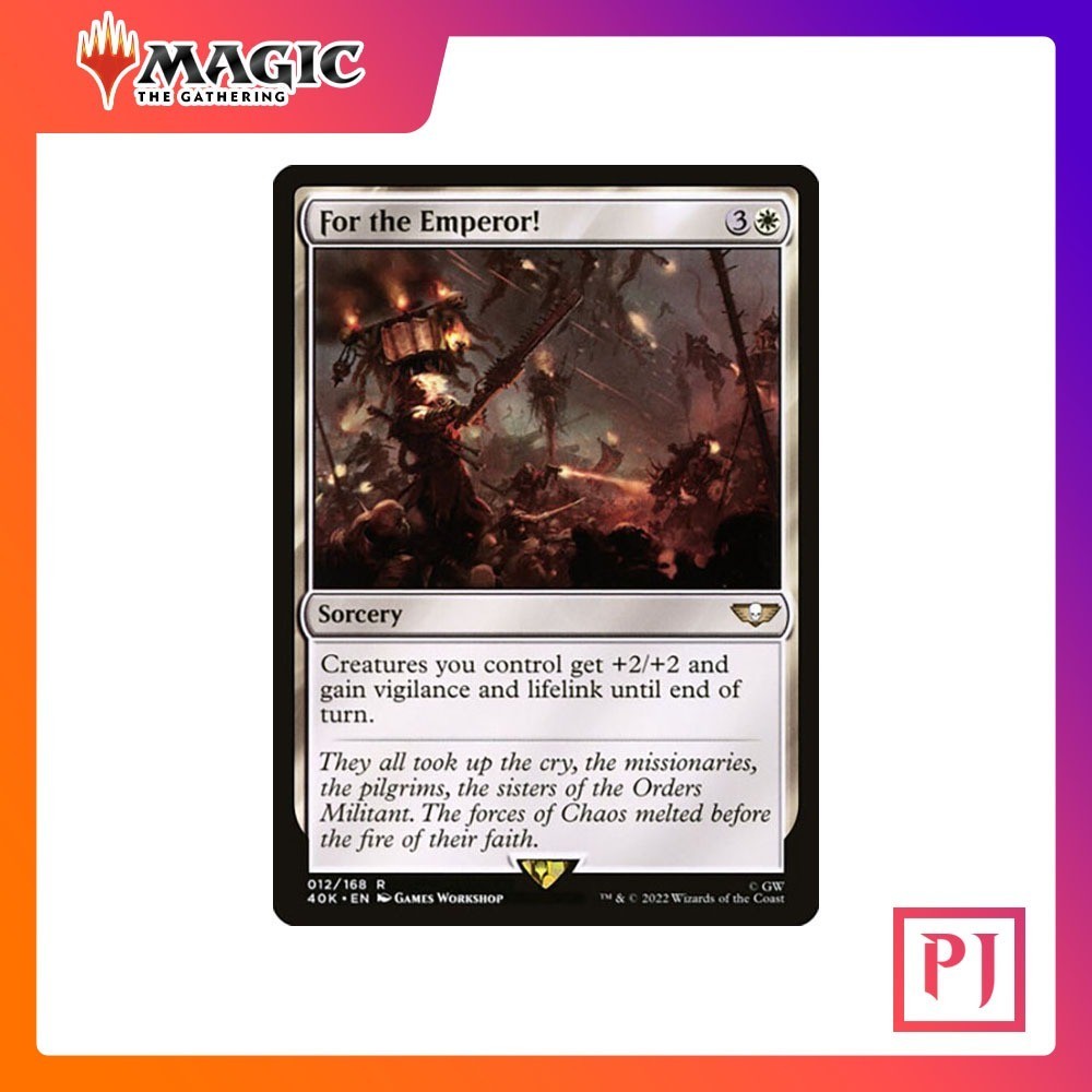 [MTG] For the Emperor!-Warhammer 40 000 [40K] [WHITE] [RARE] [NORMAL ...