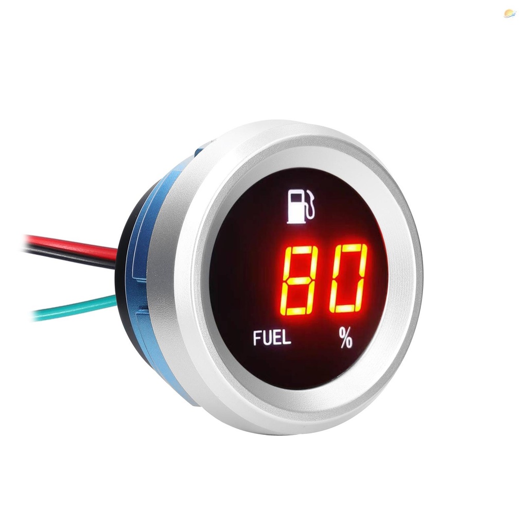 Level Gauge Digital Fuel with Flashing Alarm Car Meter 9-35V Test ...