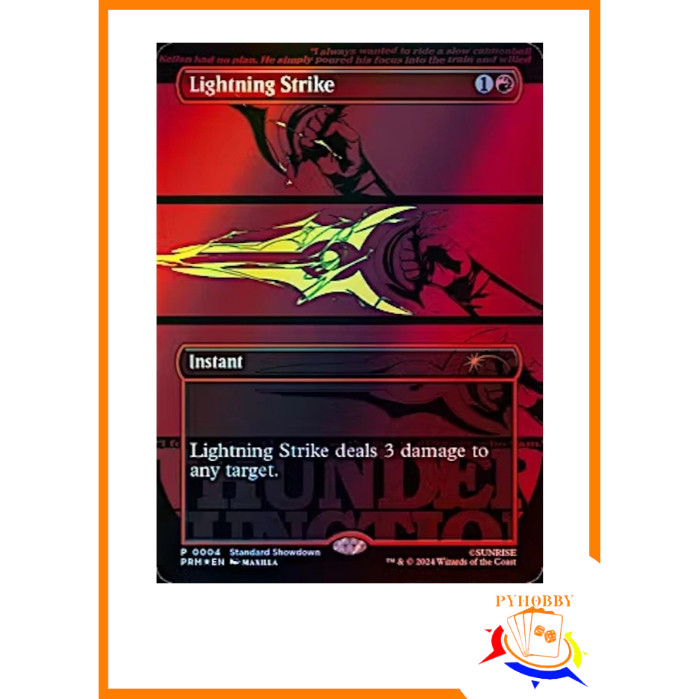 [MTG] Promotional: Lightning Strike (Standard Showdown-Cowboy Bebop ...