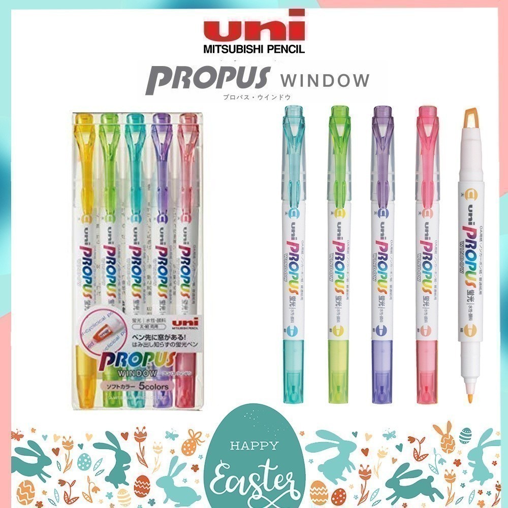 PROPUS Highlighter Uni Pro Plus Pastel Colors And Original | Shopee ...