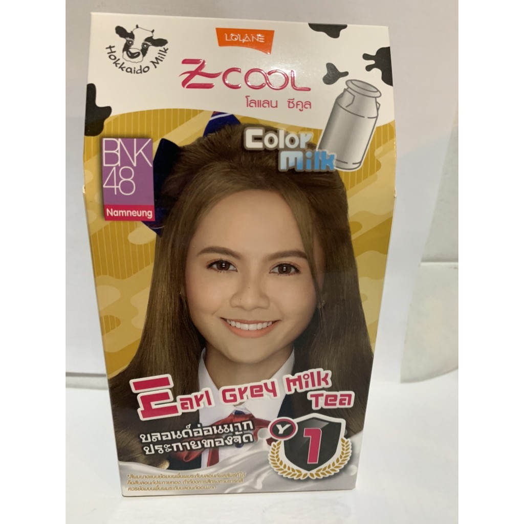 Lolane Zcool Z cool Seacool BNK48 Hokkaido milk Hair Dye. | Shopee Malaysia