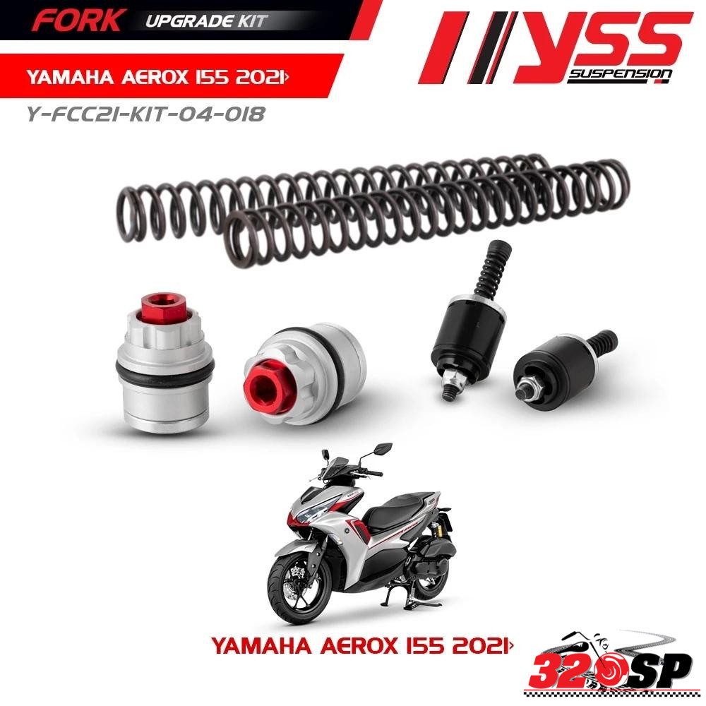 YSS FORK UPGRADE KIT YAMAHA/AEROX 155 '21> Fast Delivery!! 320SP 320 ...
