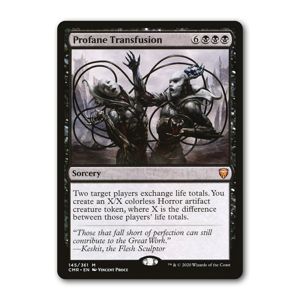 [MTG] Profane Transfusion [CMR] [Black] [Mythic] [Normal] [ENG] [2020 ...