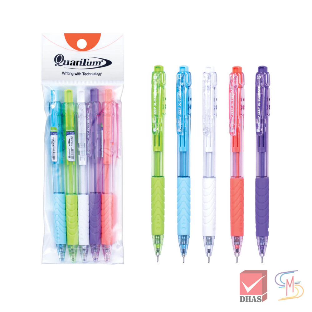(Pack 5) Quantum Pen Ballpoint 007 Extreme 0.7 5 Pcs/Pack | Shopee Malaysia